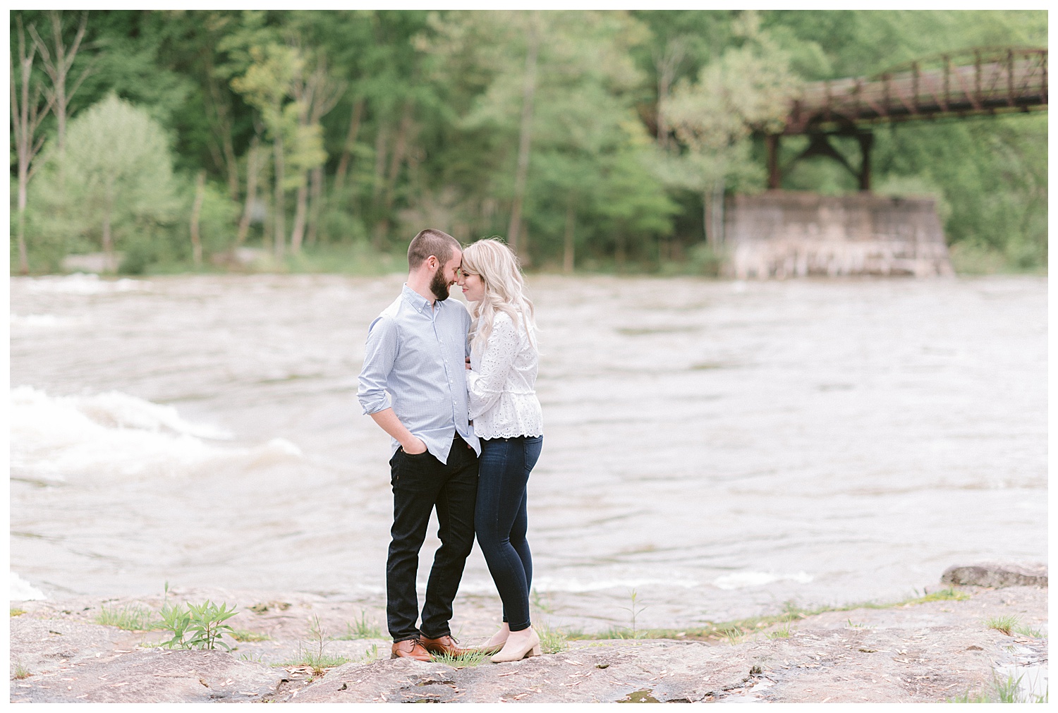 Ohiopyle Engagement Session | Sarah & Addison | Hannah Hicks Photography